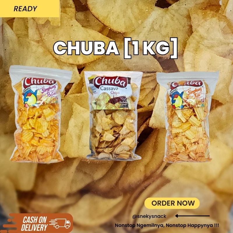 Jual Chuba Balado Keju Barbeque Snack Cemilan Keripik Enak 1 KG ...