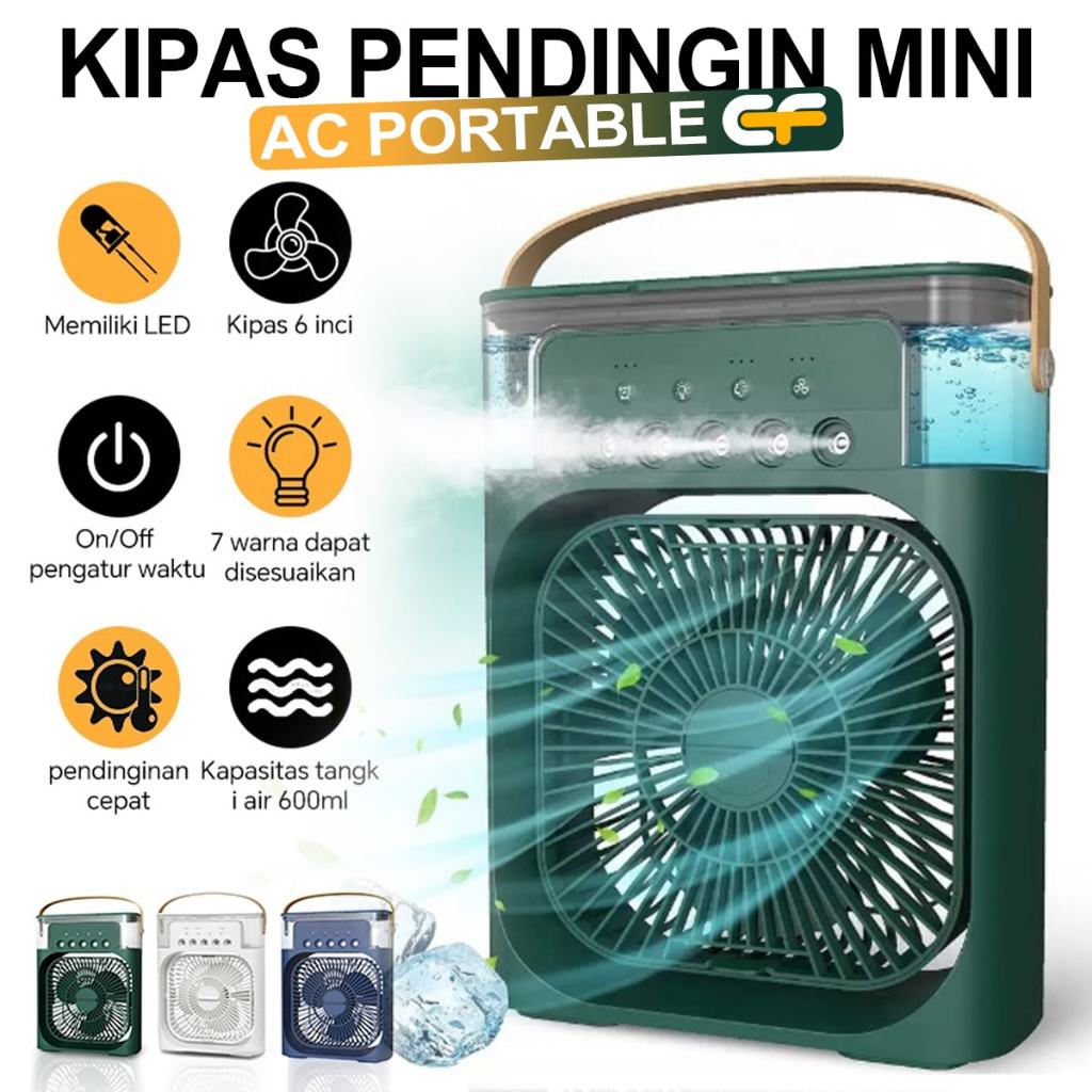 Jual EPIC FINDS KIPAS ANGIN PENDINGIN MINI AC / AIR COOLER MOBIL DAN ...