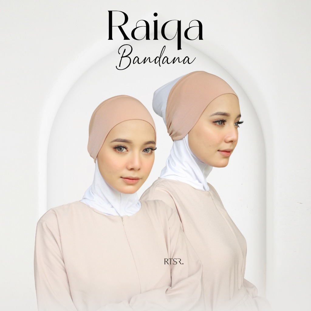 Jual RTSR Raiqa Bandana ciput hijab jersey premium | Shopee Indonesia