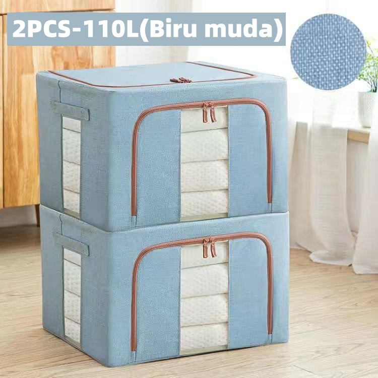 Jual Lipat Storage Box 66L/110L tahan lembab Kotak Penyimpanan ...