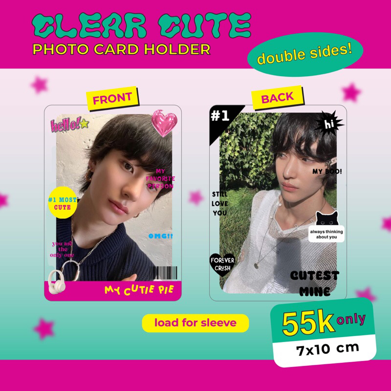 Jual CLEAR CARD HOLDER CAHOL DOUBLE SIDES [PRE ORDER] | Shopee Indonesia