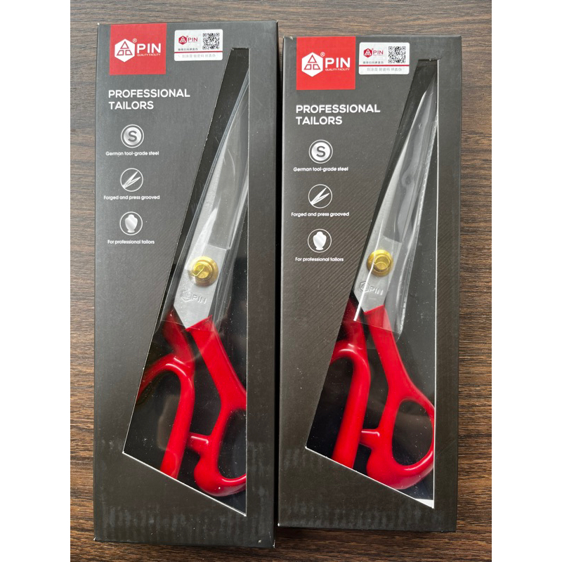 Jual GUNTING KAIN 8” 9” GUNTING KAIN MERAH PIN 1094 | Shopee Indonesia