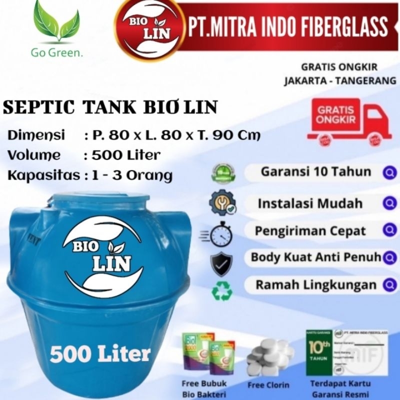 Jual Septictank 500Liter Biotech Bio septic tank bio,sepiteng ...