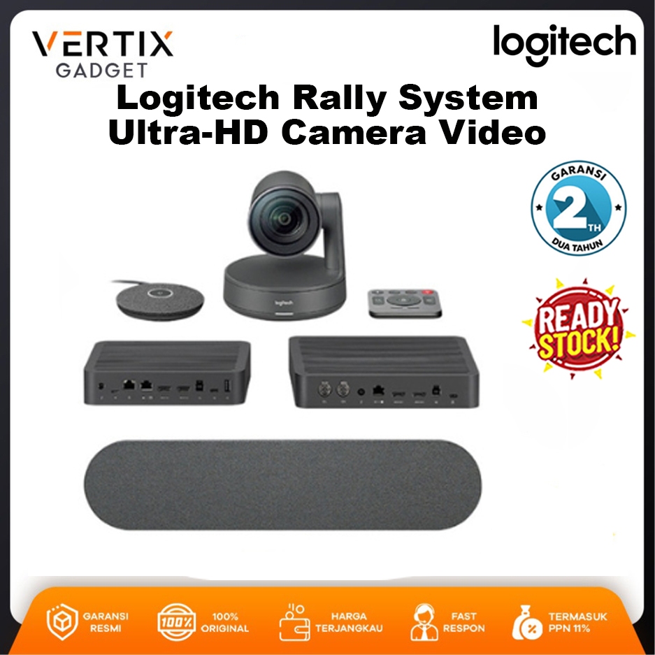 Jual Logitech Rally System Ultra-HD Camera Video Conference - Original ...