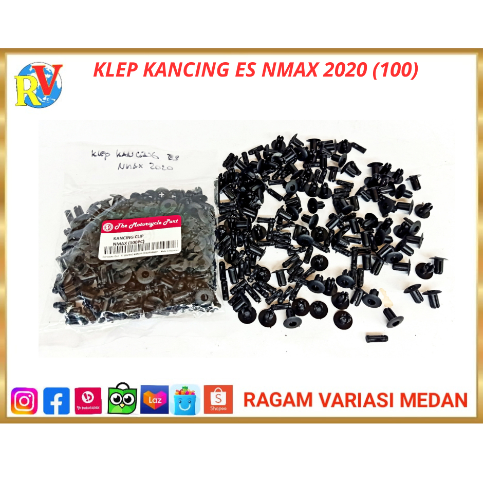 Jual KLEP KANCING KLIP KANCING ES NMAX 2020 ( 100 ) | Shopee Indonesia