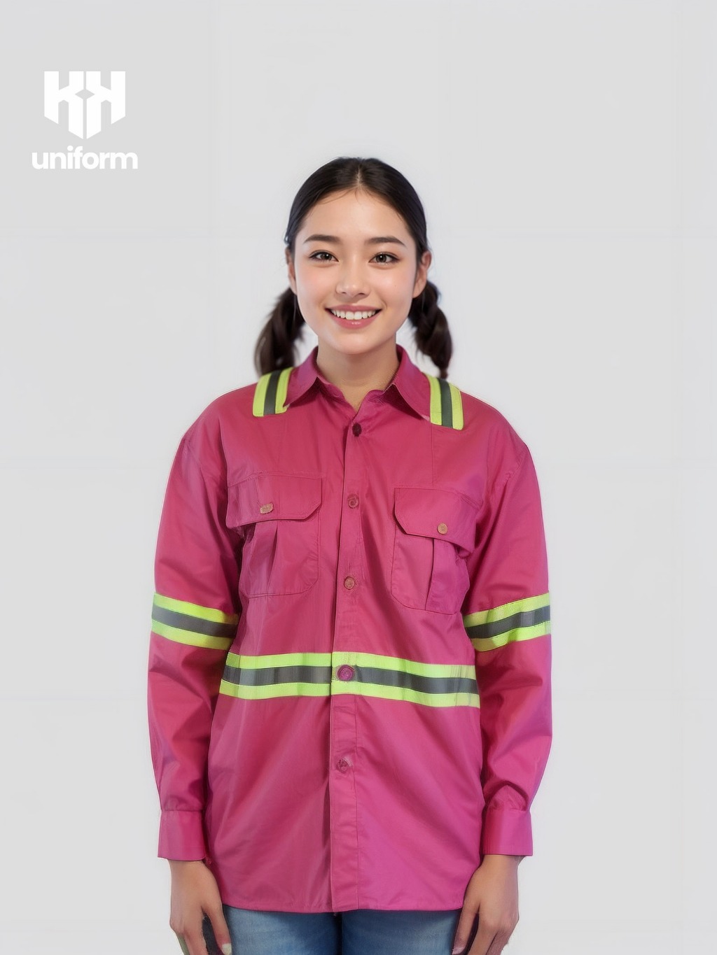 Jual KEMEJA KERJA SAFETY/ lapangan/ outdoor/ PDL lengan panjang warna ...