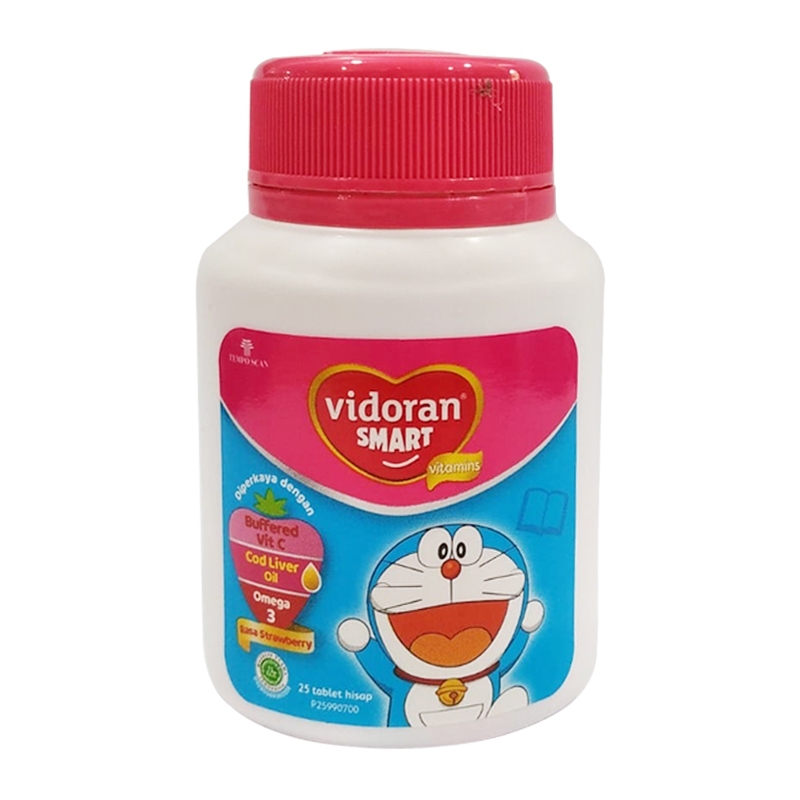 Jual VIDORAN SMART STRAWBERRY TABLET HISAP | Shopee Indonesia