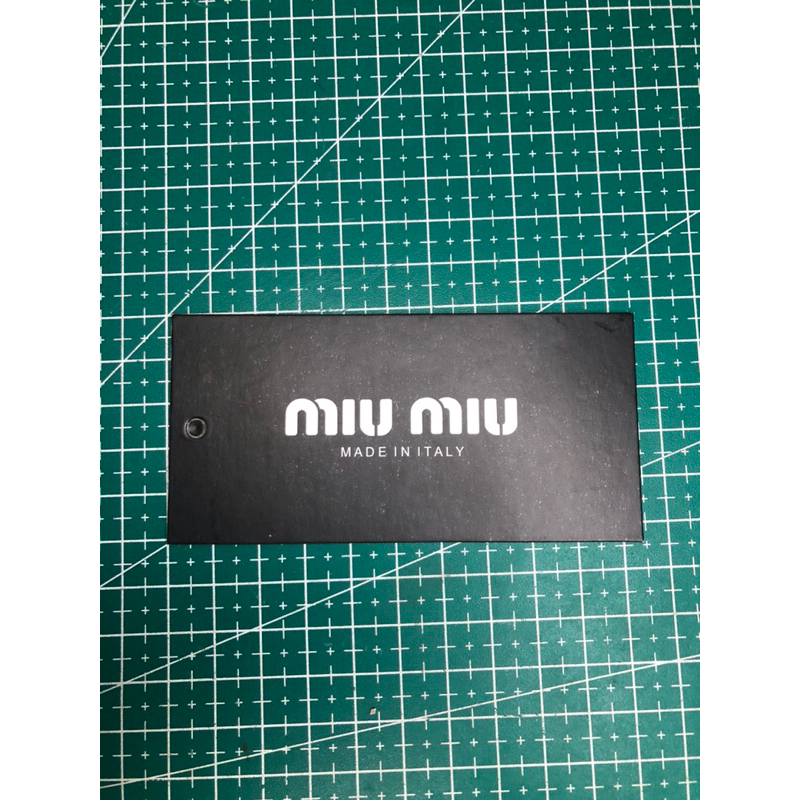 Jual MIU MIU LABEL TAG HANGTAG SUPER PREMIUM CO 1X DIKIRIM 12PCS ...