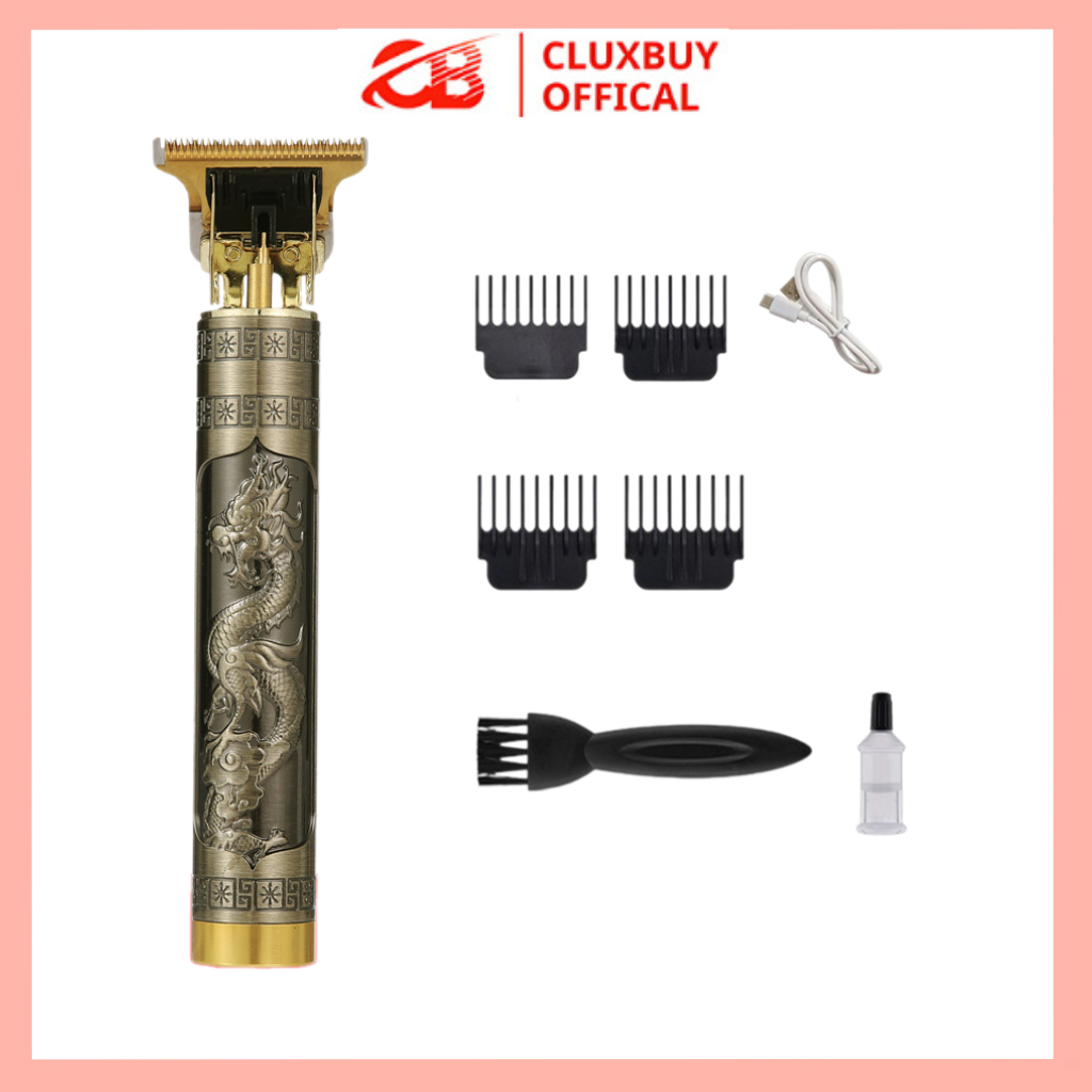 Jual Hair Clipper Trimmer Alat cukur rambut elektrik VINTAGE T9, Budha dan Naga Mesin Clipper ...