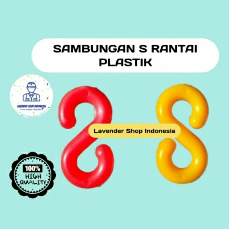 Jual Letter S Plastik rantai / Pengait Rantai / Sambungan S | Shopee ...