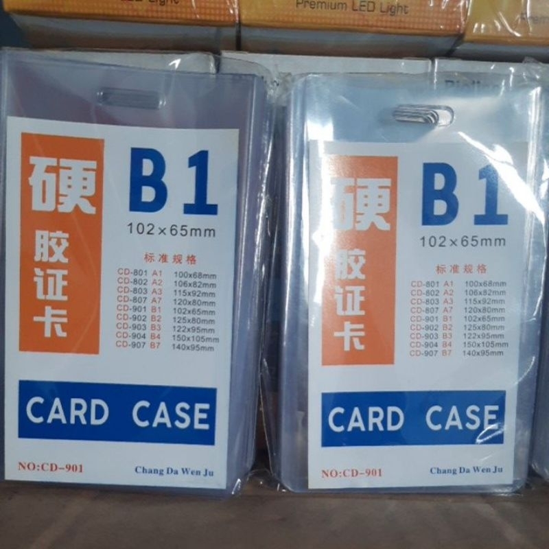 Jual ID card Card case B1 name tag kartu nama plus tali | Shopee Indonesia