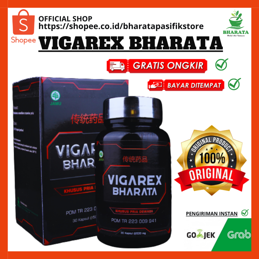 Jual Terbukti New Vigarex Bharata Kemasan 500mg Isi 10 Kapsul - Garansi ...