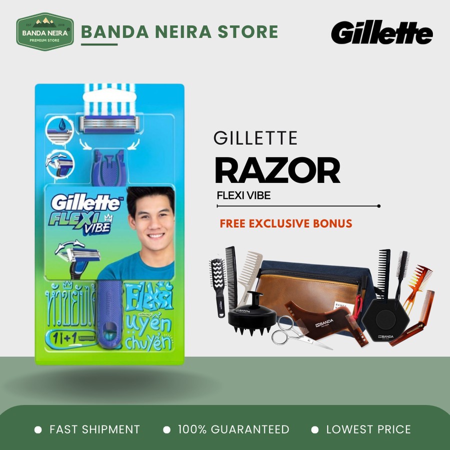 Jual GILLETTE Flexi Vibe / Razor / Alat Cukur Jenggot / Kumis/ Jambang ...