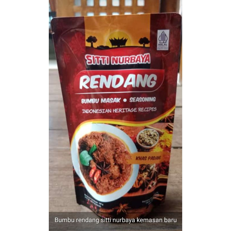 Jual bumbu rendang sitti nurbaya halal MUI untuk 1 kg daging | Shopee ...