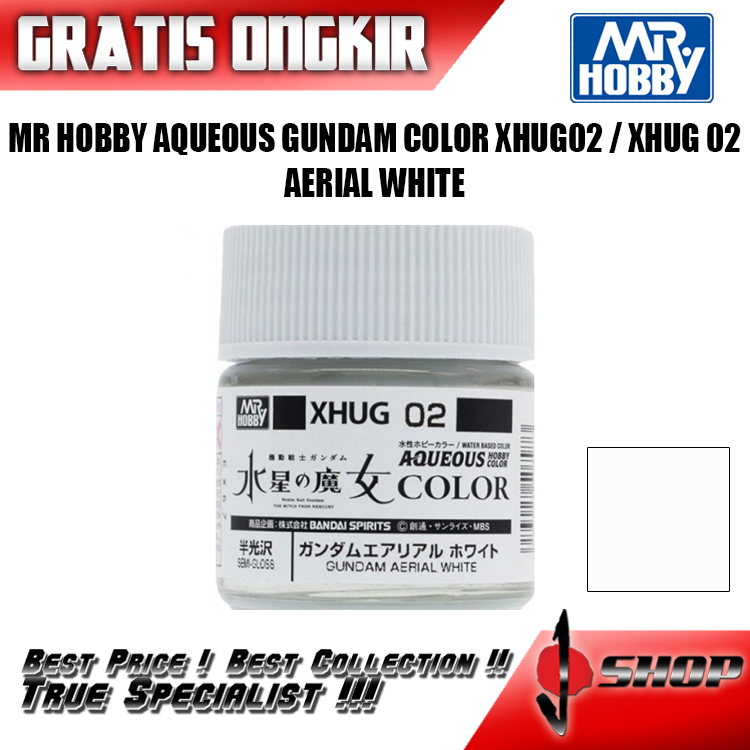 Jual MR HOBBY AQUEOUS GUNDAM COLOR XHUG02 / XHUG 02 AERIAL WHITE ...