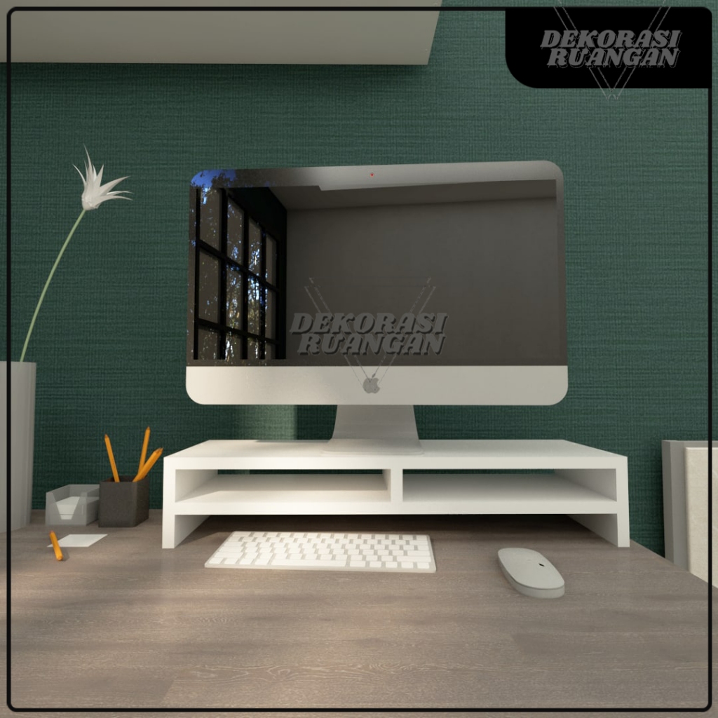 Jual Dekorasi Ruangan Meja Laptop Monitor Rak Dinding Tempel Tembok ...