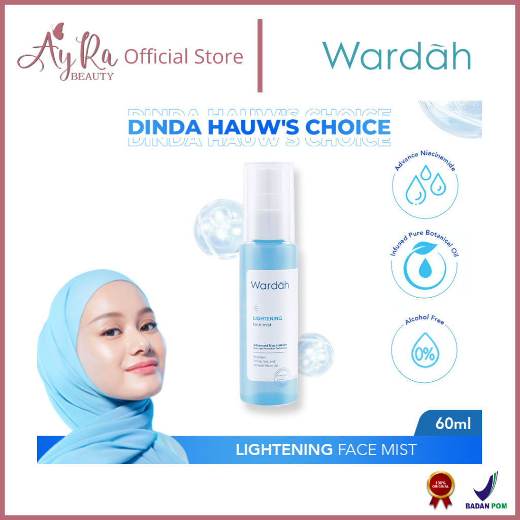 Jual AyRa Beauty - Wardah Lightening Face Mist 60 ml - Face Mist 3-in-1 ...