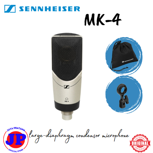 Jual Sennheiser MK4 Large-Diaphragm Condensor Microphone MK-4 Mikrofon ...
