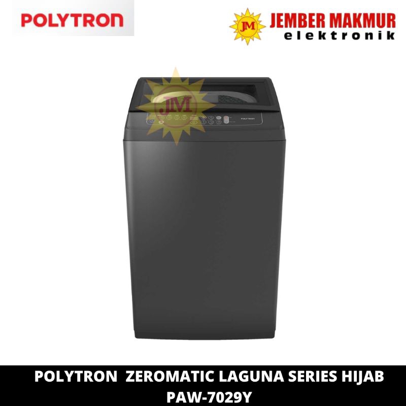 Jual POLYTRON Mesin Cuci 1 Tabung Zeromatic Laguna series Hijab 7 KG – PAW 7029Y | Shopee Indonesia