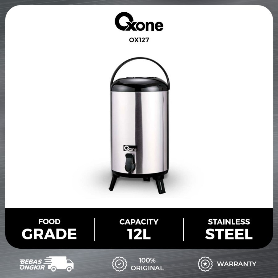 Jual OXONE Water Tank Termos 12 Liter Stainless Steel OX127 OX-127 ...