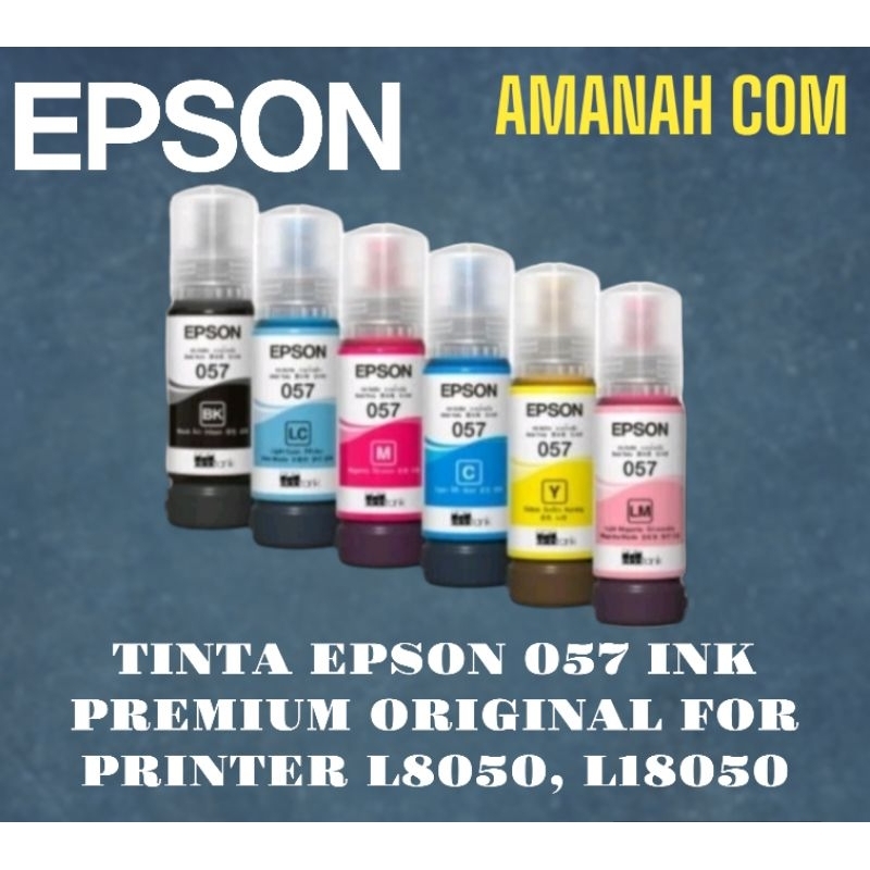 Jual TINTA EPSON INK 057 BLACK / COLOR VARIAN PREMIUM ORIGINAL FOR ...