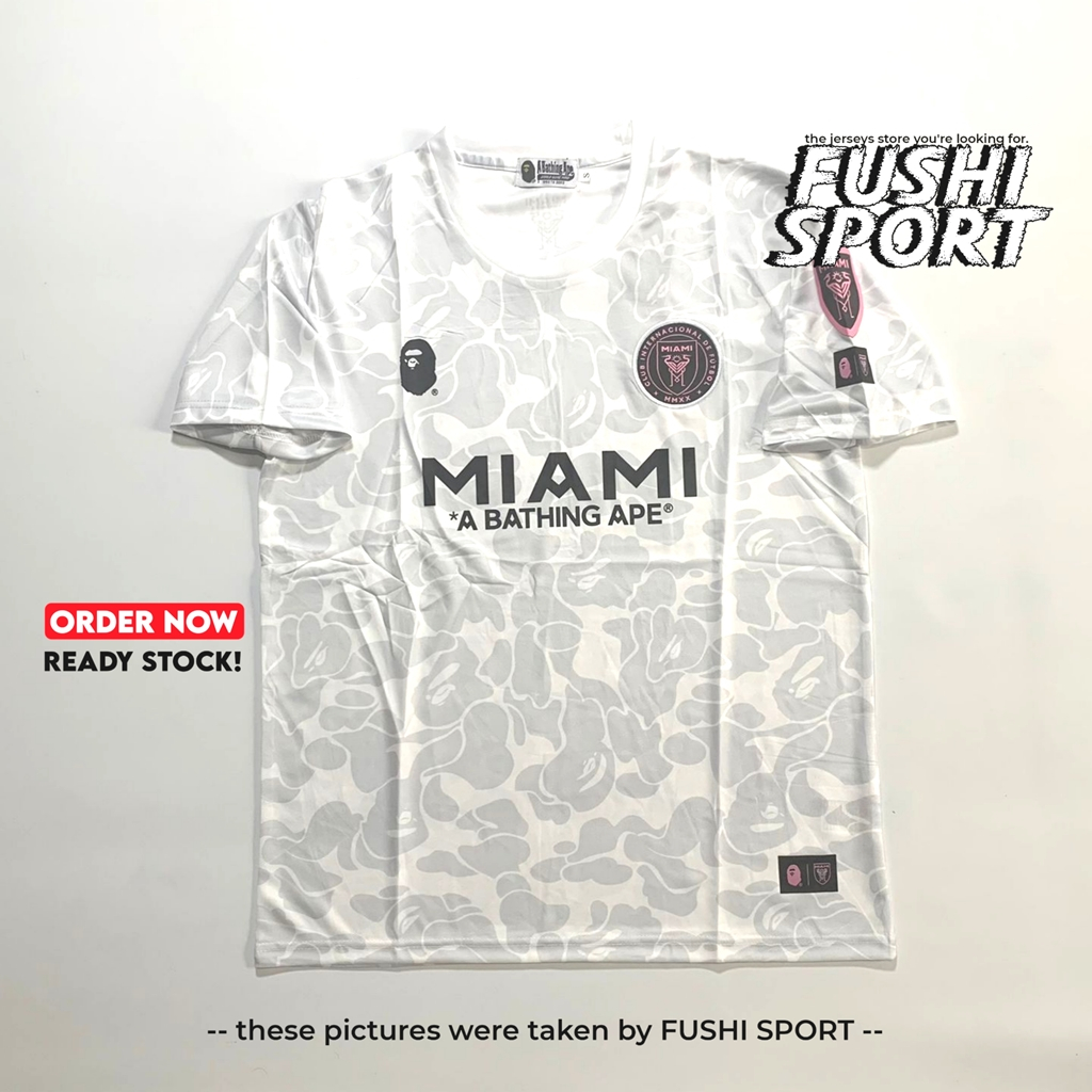 Jual Jersey Baju Bola Inter Miami Special Edition x Bape A Bathing Ape ...