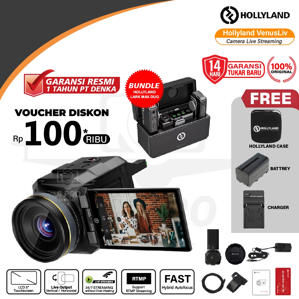 Jual Hollyland VenusLiv Live Streaming Camera Venus Liv Stream Cam ...