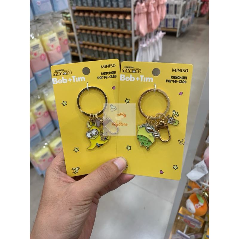 Jual MINISO Gantungan Kunci Logam Seri Minions / Minions Collection ...