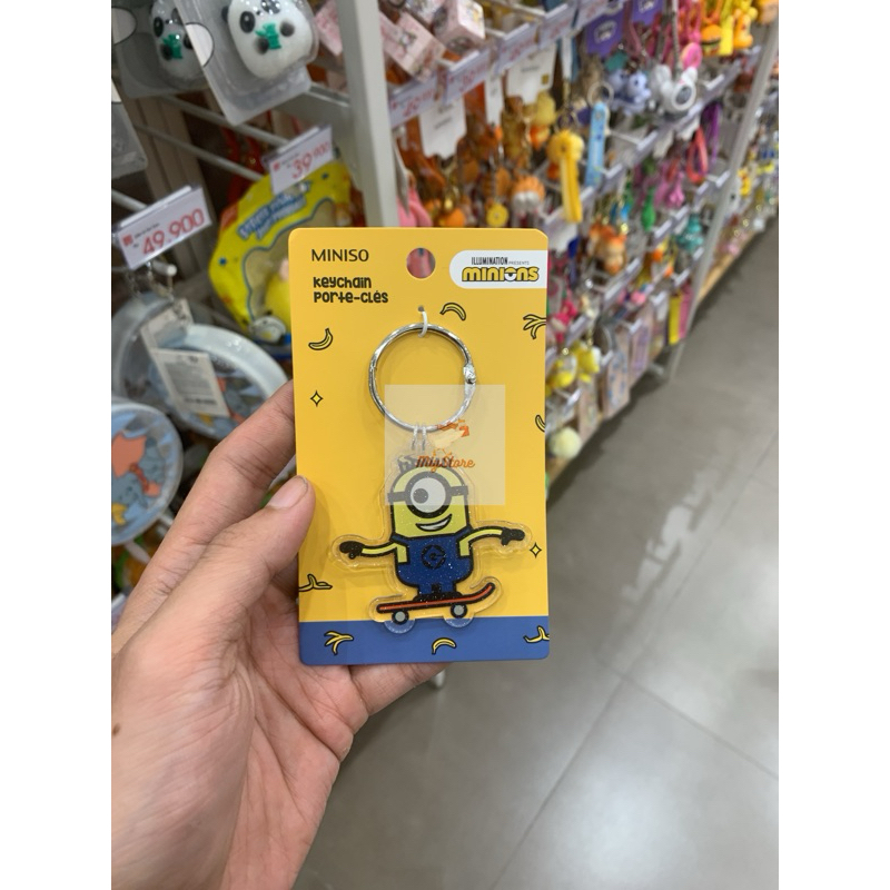 Jual MINISO Gantungan Kunci Akrilik Seri Minions / Minions Collection ...
