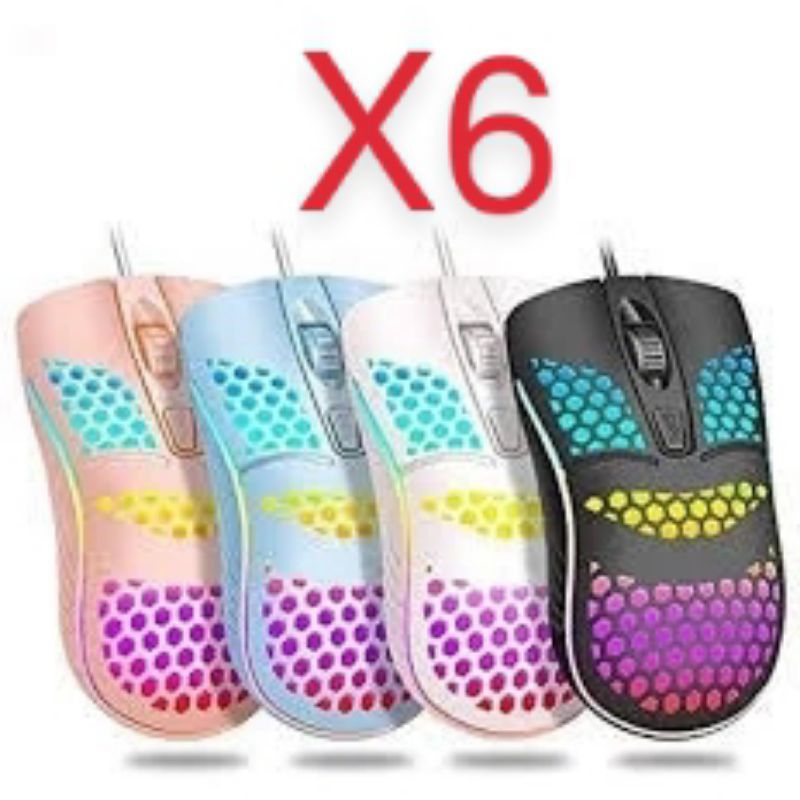 Jual Mouse X6 Optical Wired RGB | Shopee Indonesia