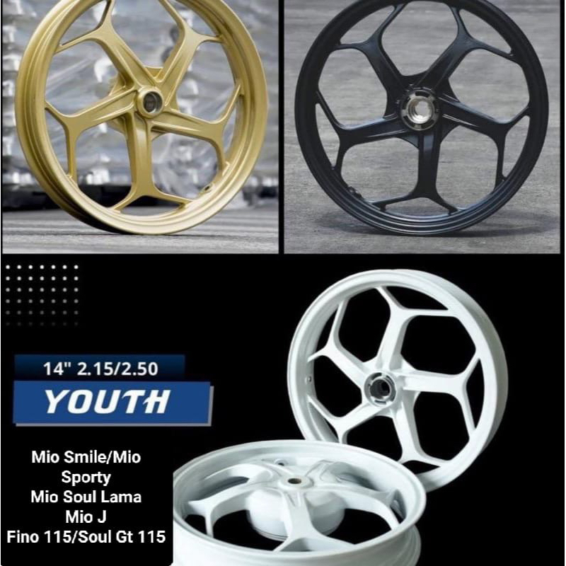 Jual VELG RACING CHEMCO MIO SMILE/MIO SPORTY/MIO SOUL LAMA/MIO J PALANG ...