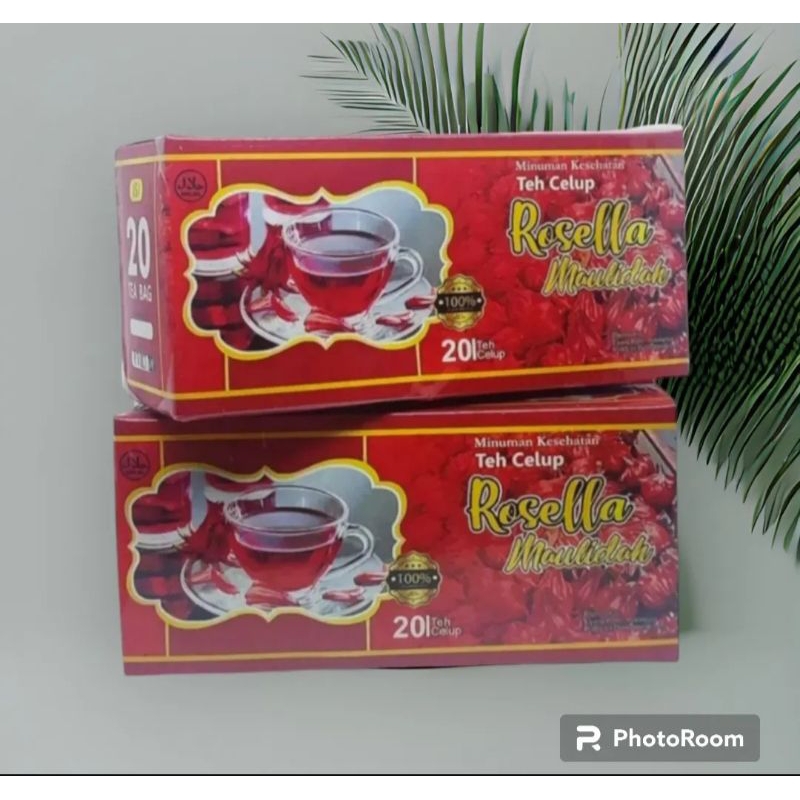 Jual TEH CELUP BUNGA ROSELLA / TEH HERBAL BUNGA ROSELLA HIKMAH ISI 20 KANTONG | Shopee Indonesia