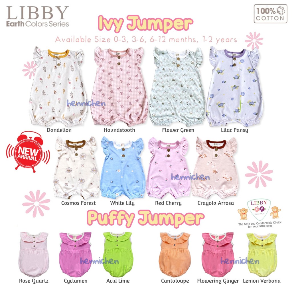 Jual Libby Ivy Romper Ruffle 0-2 Tahun Puffy Jumper Cotton Earth Color ... Jual Libby Ivy Romper Ruffle 0-2 Tahun Puffy Jumper Cotton Earth Color ...