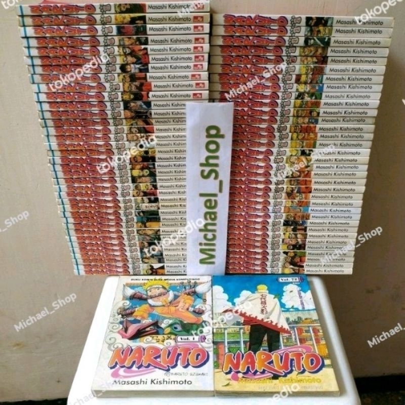 Jual Komik Naruto 1-72 End Masashi Kishimoto LENGKAP TAMAT ORIGINAL | Shopee Indonesia