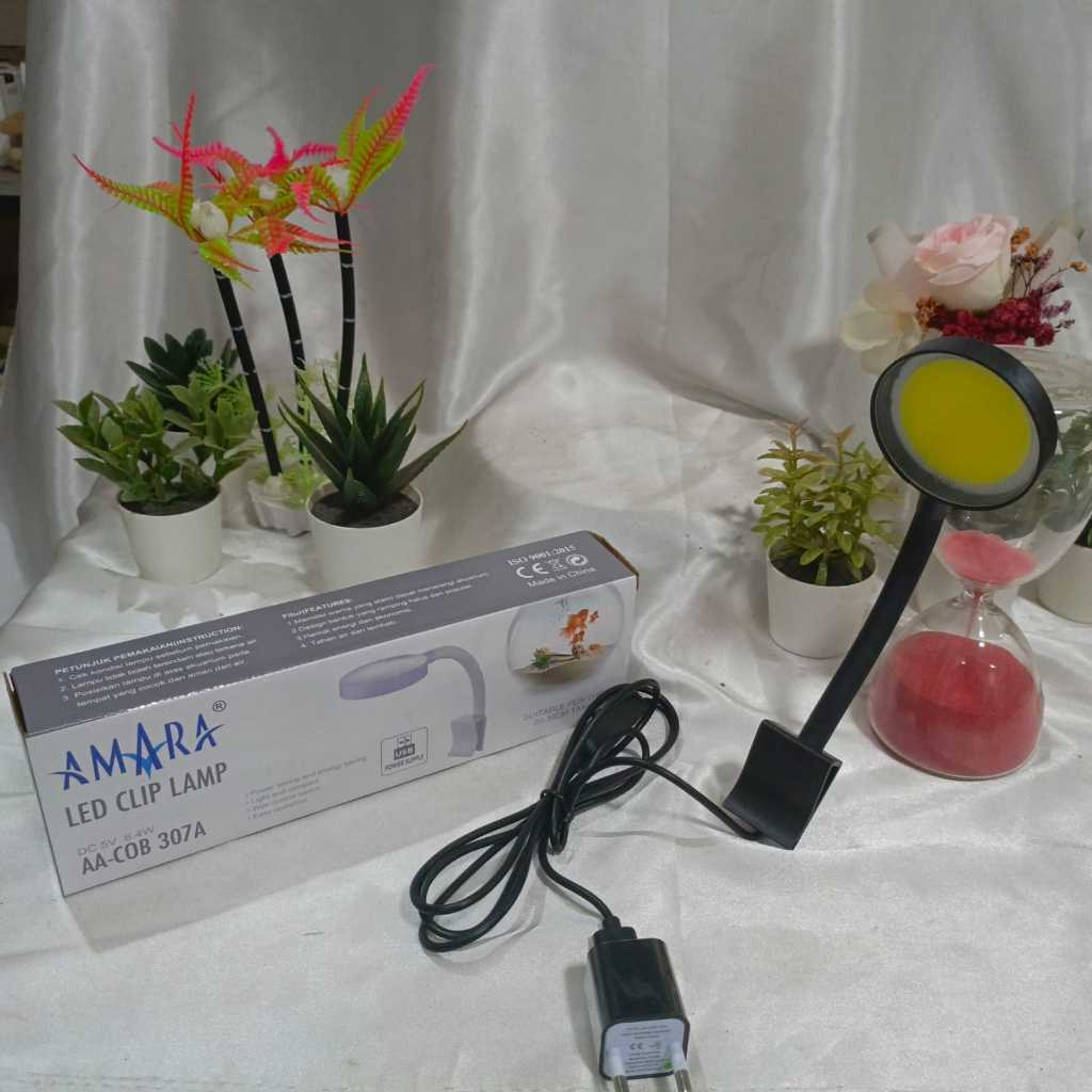 Jual Lampu LED Aquarium Aquascape Akuarium Jepit RCC 3W STA Tank 20 30 ...