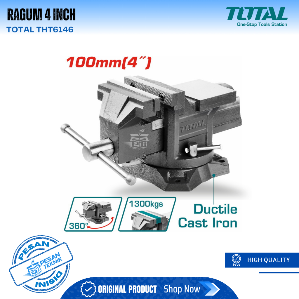 Jual Ragum 4 INCH TOTAL THT6146 Bench Vice | Shopee Indonesia