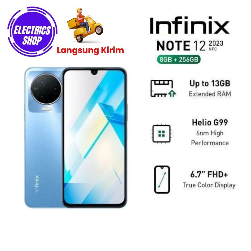 Jual Infinix Note 12 2023 8/256 GB Garansi Resmi INFINIX | Shopee Indonesia