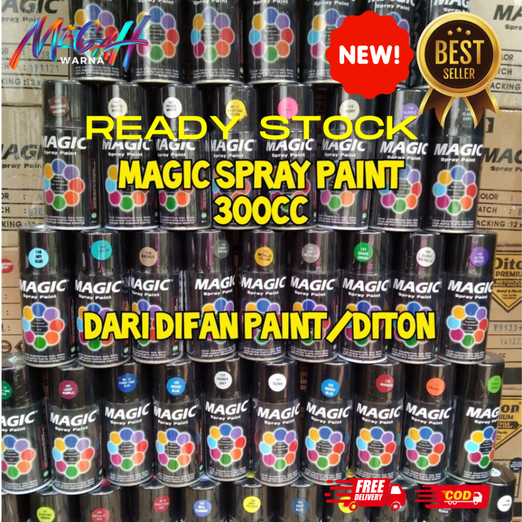 Jual Pilok pilox cat spray semprot magic 300cc by difan paint/diton ...