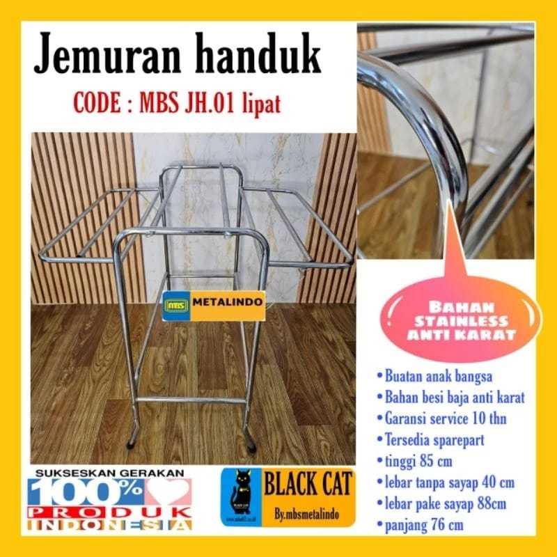 Jual Jemuran Handuk lipat MBS Jemuran handuk stainless Jemuran ...