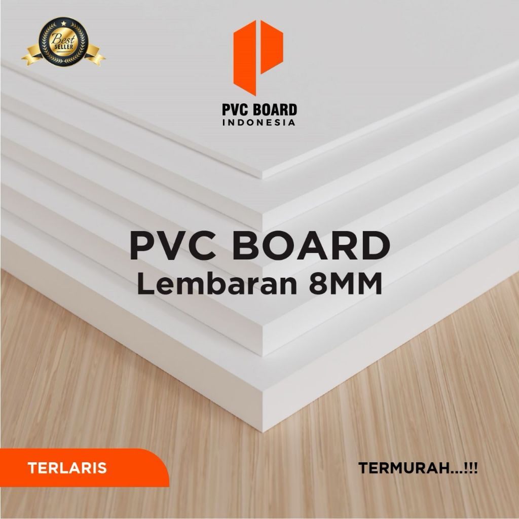 Jual PVC Board Lembaran 8mm Ukuran 122x244cm | PVC Foam Board | Shopee Indonesia