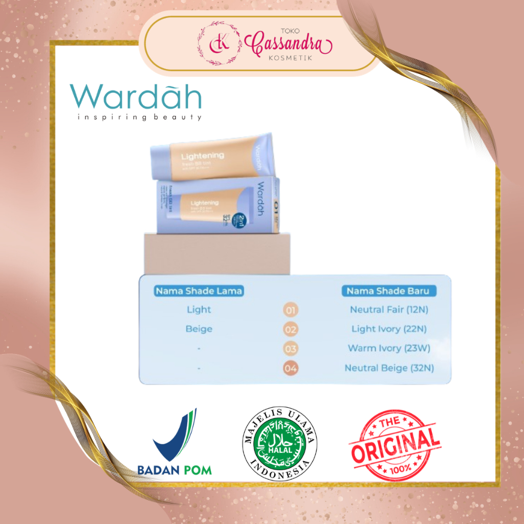 Jual WARDAH LIGHTENING BB CREAM / WARDAH LIGHTENING FRESH BB TINT 15ml ...