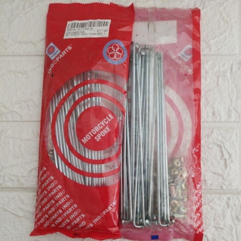 Jual Ruji Jari Jari Motor 10 - 172 (250-18) Spoke Set Indopart Original ...