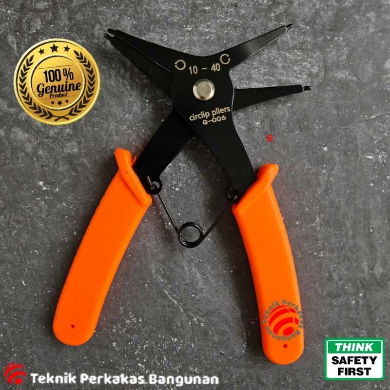 Jual Tang snap ring circlip lurus 2 in1 buka/tutup tang spi 6" heavy ...