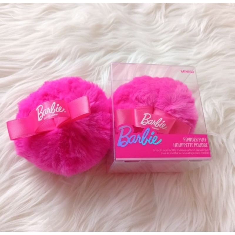 Jual Miniso Puff Bedak Barbie - Barbie Collection Large Powder Puff ...