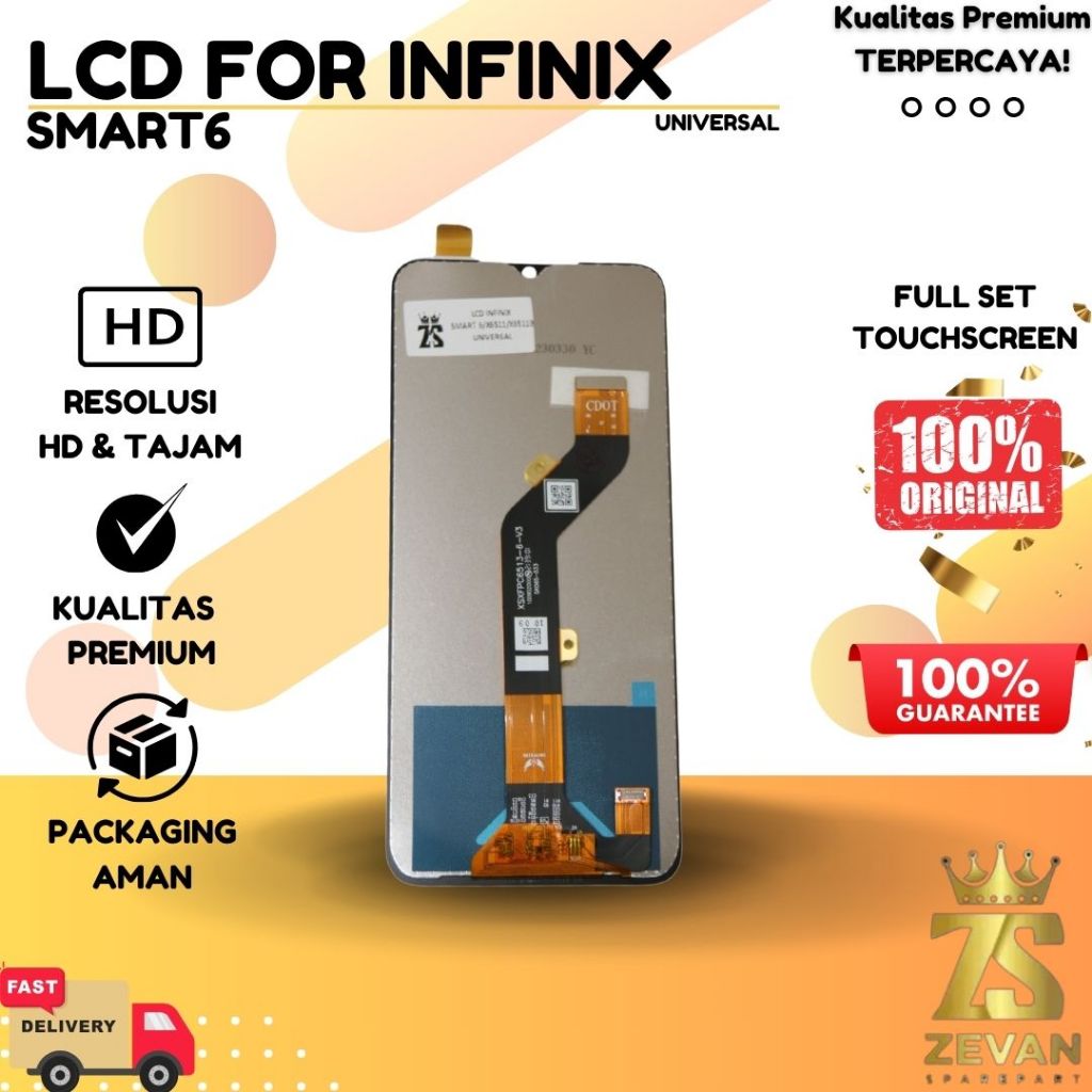 Jual LCD INFINIX Smart 6/X6511/X6511B Universal | Shopee Indonesia