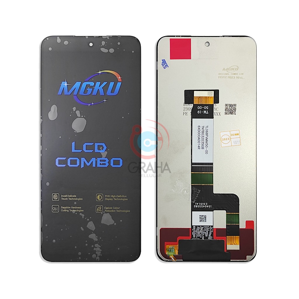 Jual LCD XIAOMI REDMI 12 4G-5G / POCO M6 PRO 5G / NOTE 12R ORI MGKU ...