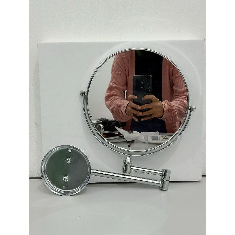 Jual KACA CERMIN KAMAR MANDI WASTAFEL BULAT PREMIUM SERBAGUNA TOILET WC ...