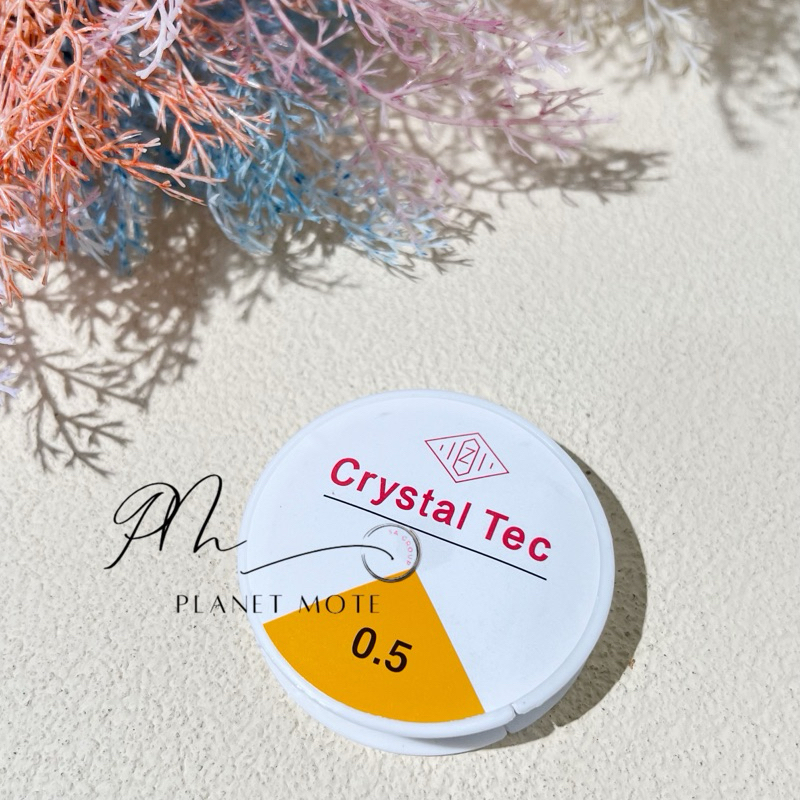 Jual Tali Senar Elastis Crystal Tech 0.6 - 1.0 Bahan Kerajinan Diy | Shopee Indonesia