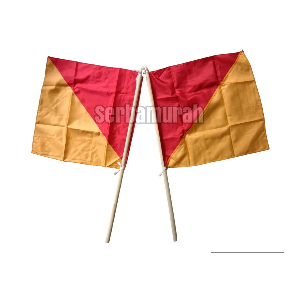 Jual bendera semaphore pramuka bendera merah kuning semaphore | Shopee ...