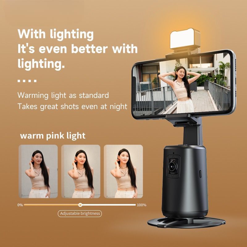 Jual A200 Auto Face Tracking Gimbal Handphone Stabilizer 360° | Shopee ...